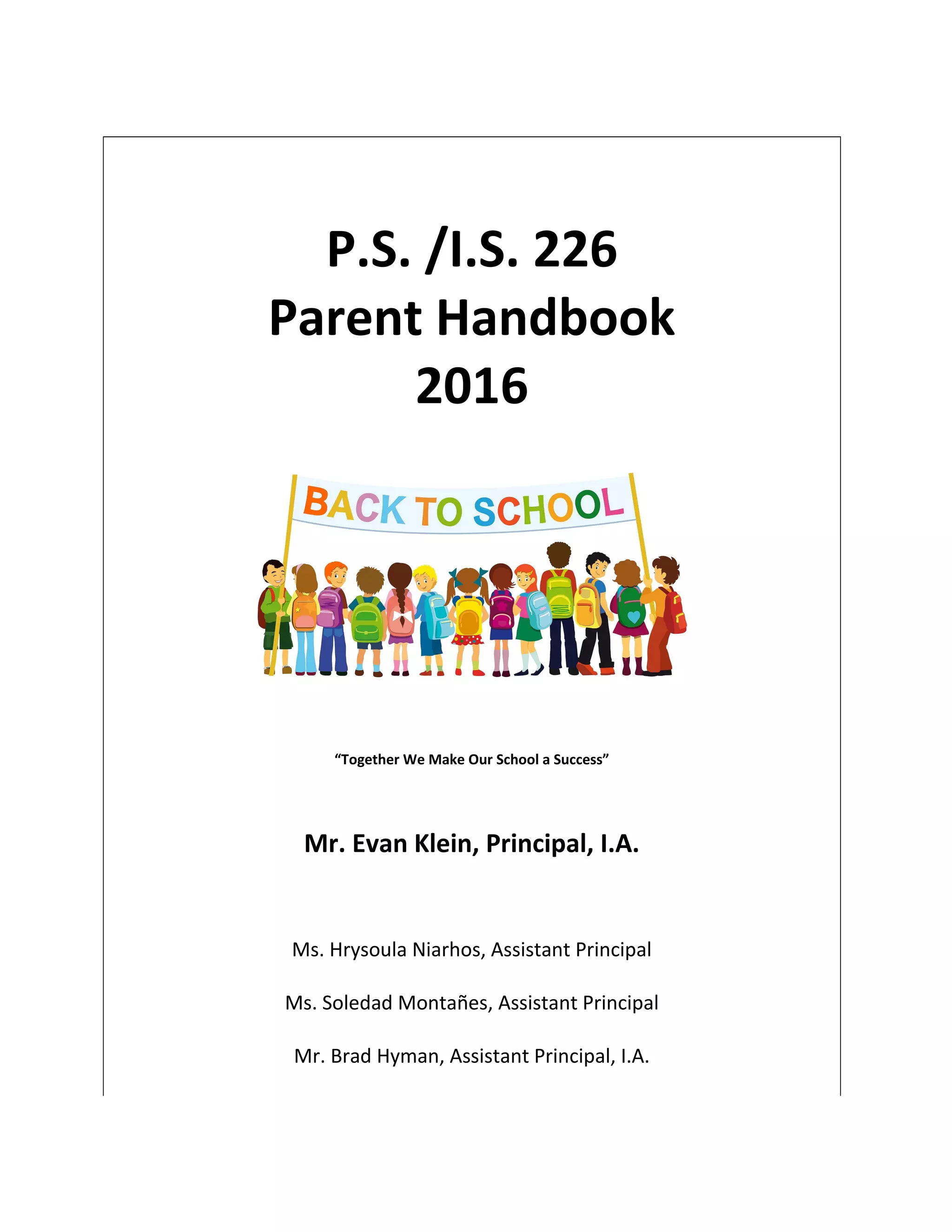 Parent handbook 2016 | DOC