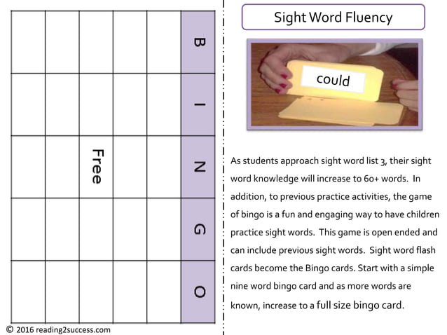 Sight Word Handouts for Parents of First Graders | PPT