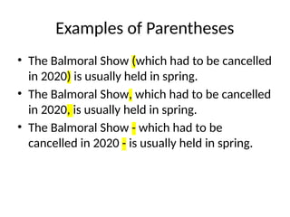 Parenthesis.pptx0000000000000000000000000000 | PPT