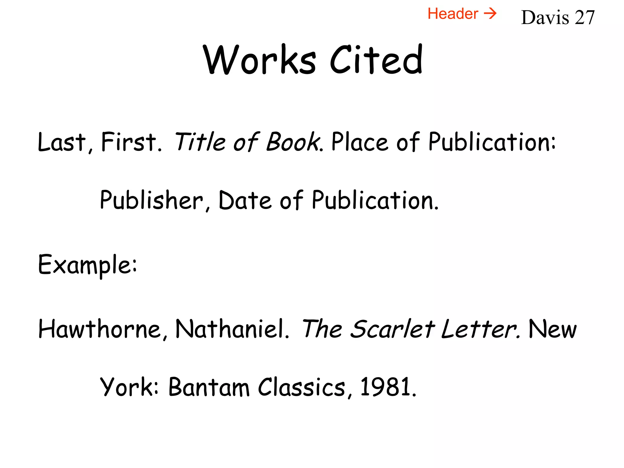 Parenthetical Documentation | PPT