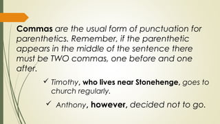 Parenthetical Expressions | PPT