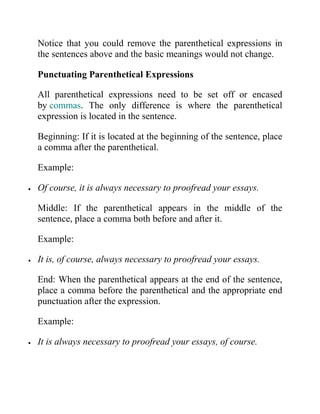 Parenthetical Expressions.docx