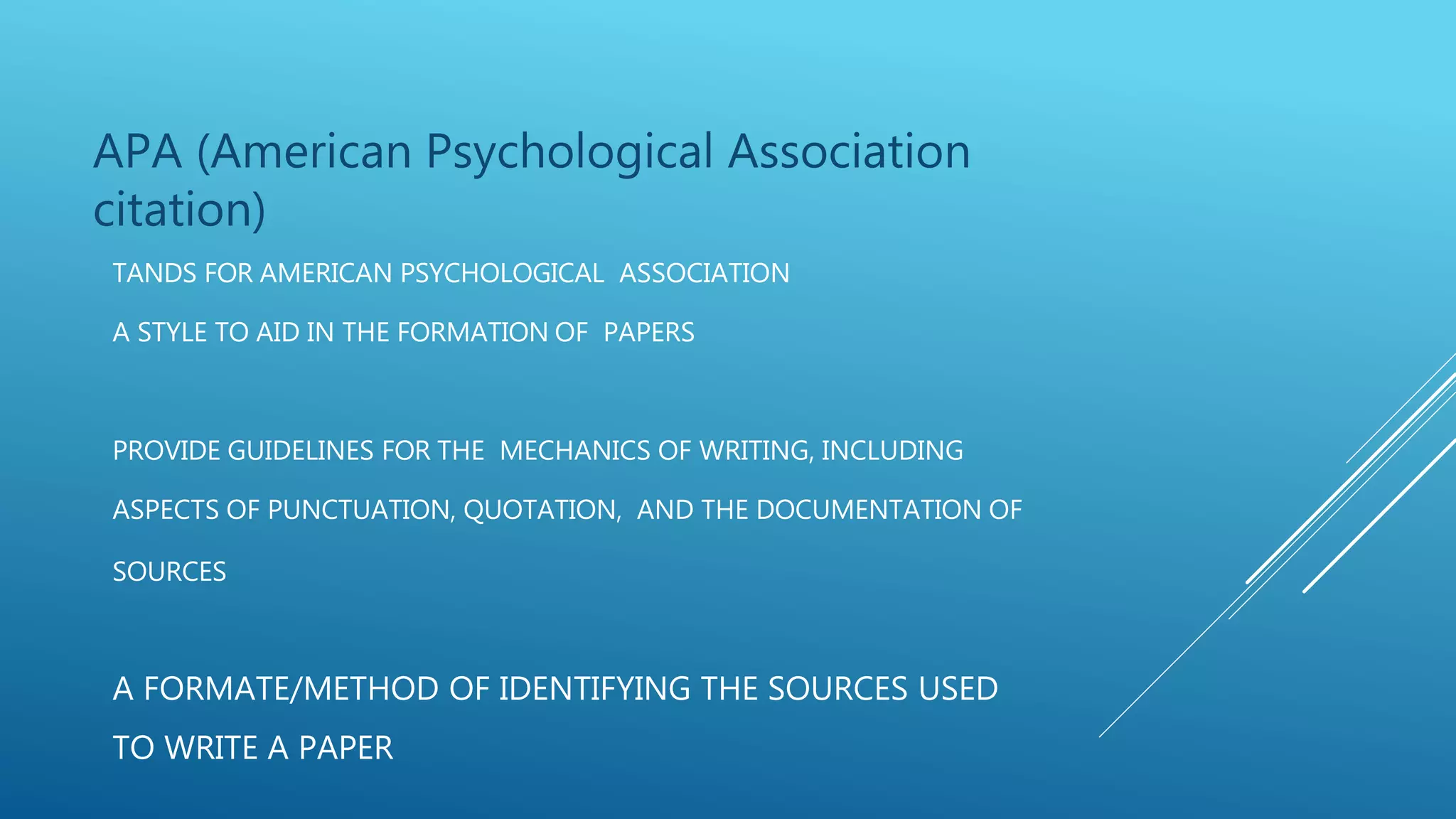 Parenthetical source citations presentation | PPT