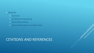 Parenthetical source citations presentation | PPT