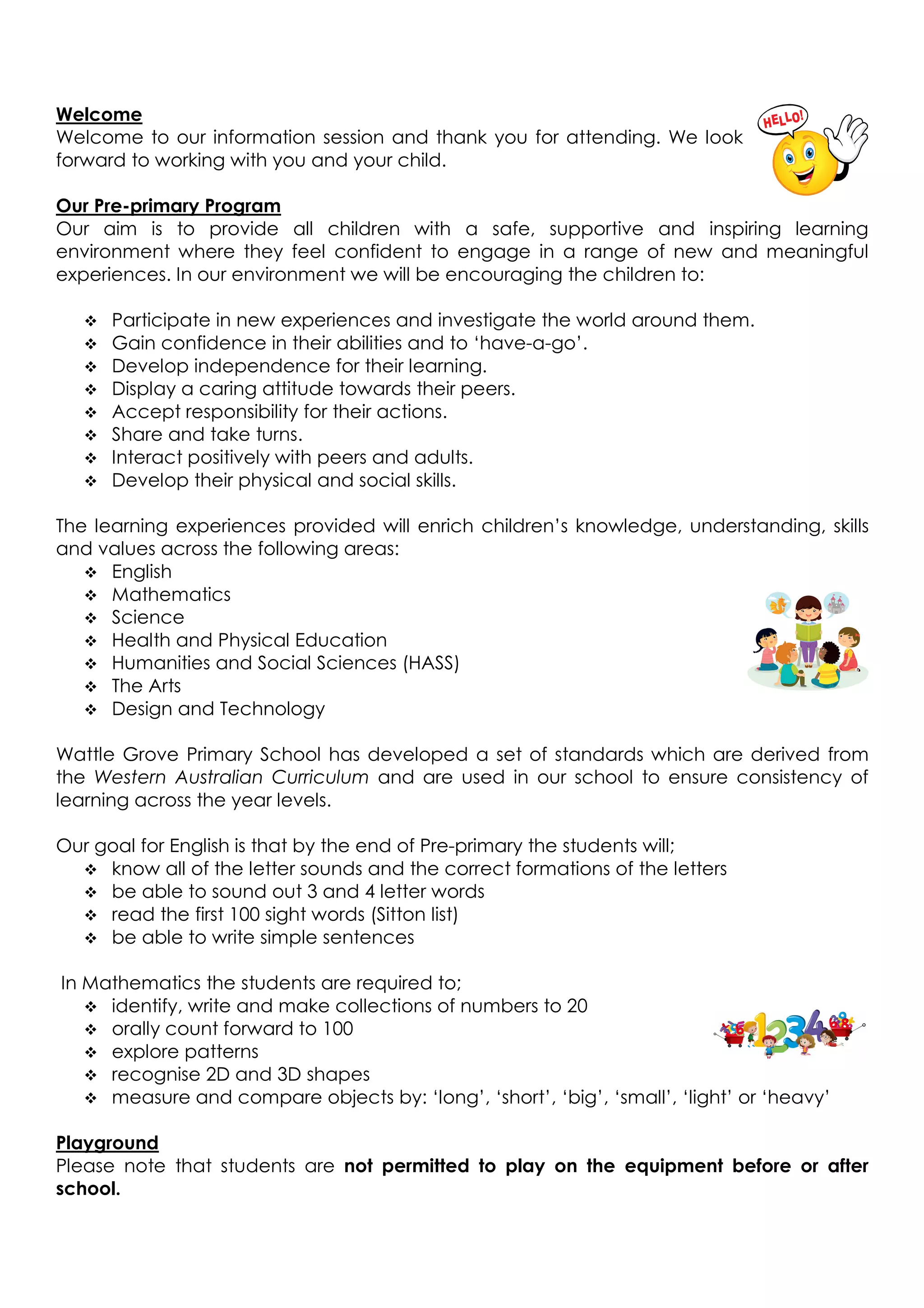 Parent Info Booklet 2019 Pdf