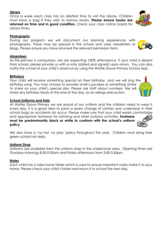 Parent info booklet 2019 | PDF