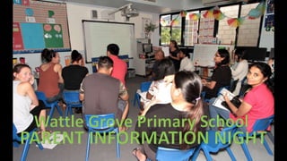 Parent Info Night ppt | PPTX