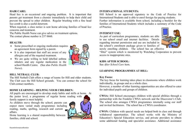 Parent informationbooklet | PPT