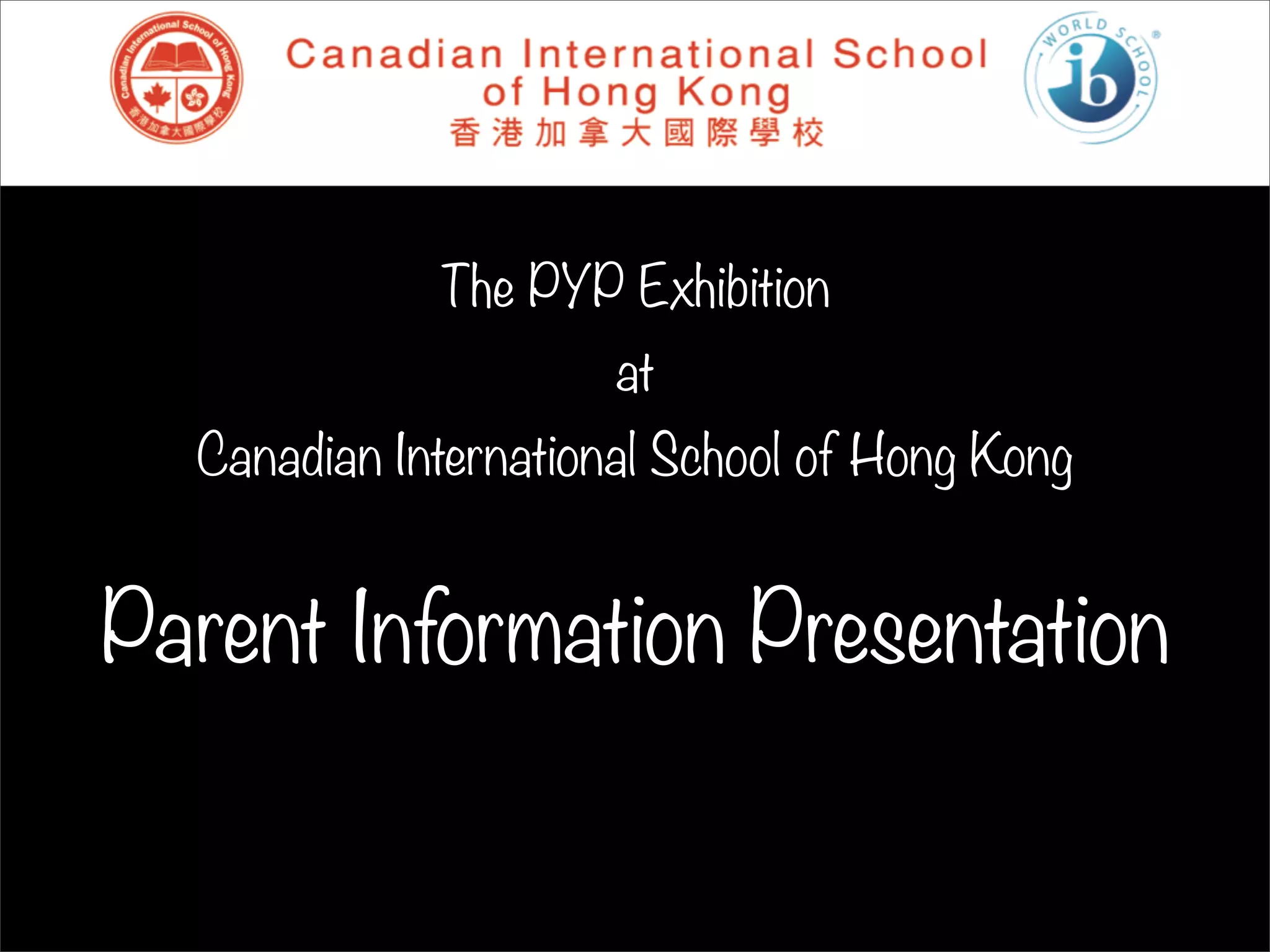 Parent information presentation | PDF