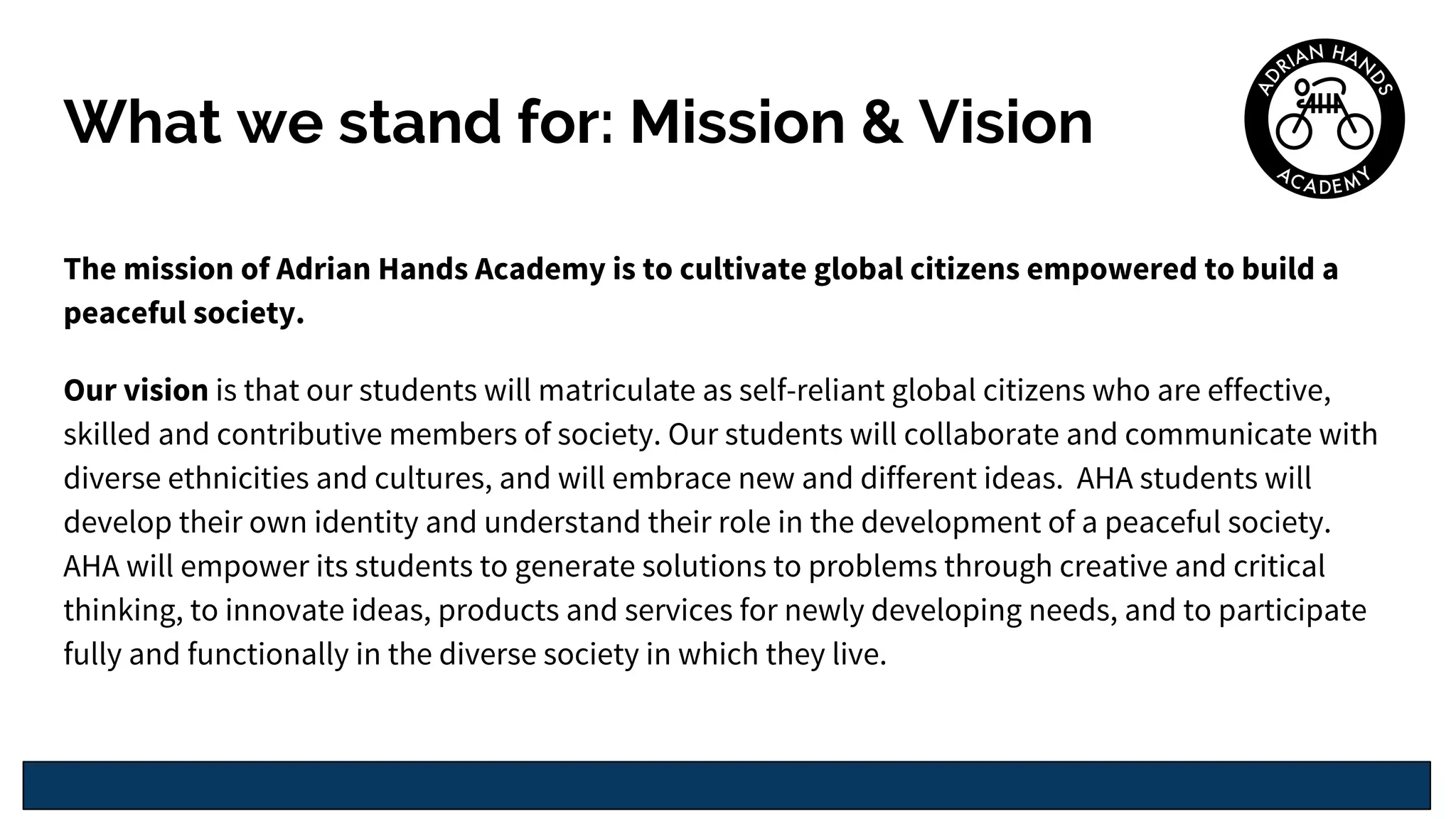 AHA Parent Information Session | PPT