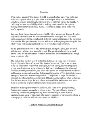 Parenting | PDF