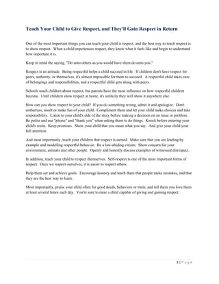 Parenting issues | PDF