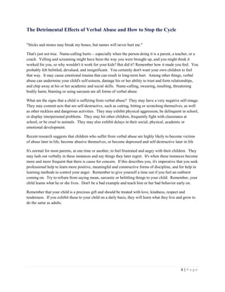 Parenting issues | PDF