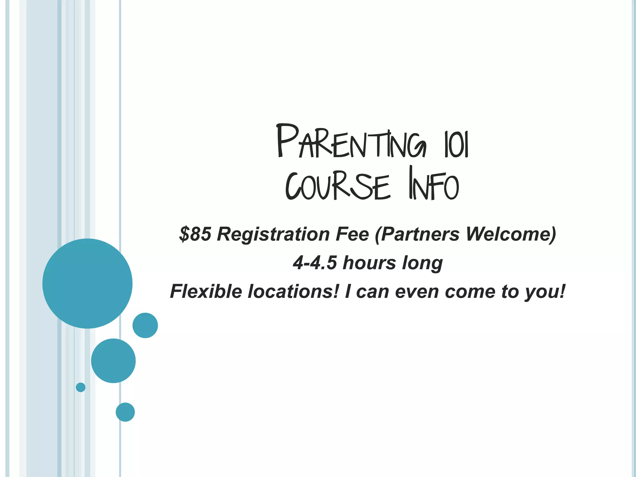 Parenting 101 | PDF