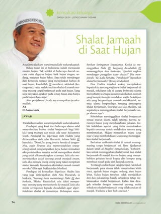 RUBRIK PARENTING MAJALAH HIDAYATULLAH | PDF