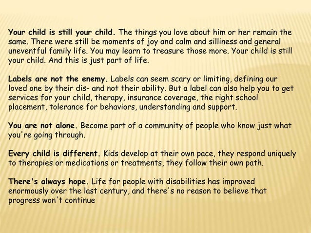 Parenting children with disability | PPTX | Special Needs Kids | Parenting