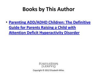 Parenting ADD/ADHD Children | PPTX | Brain and Nervous System Disorders ...