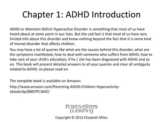 Parenting ADD/ADHD Children | PPTX | Brain and Nervous System Disorders ...