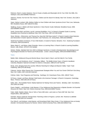 Parenting Bibliography | DOC