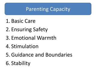 Parenting capacity to change | PPT