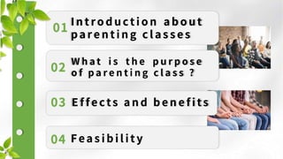 A presentation by students about why Parenting Classes are necessary | PDF