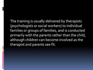 Parenting management training ppt | PPTX