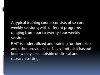 Parenting management training ppt | PPTX