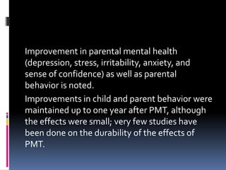 Parenting management training ppt | PPTX