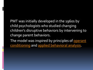 Parenting management training ppt | PPTX