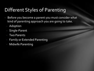 Parenting powerpoint | PPTX