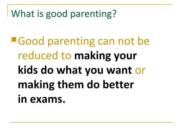 Parenting seminar generations | PPT | Parenting Children Aged 4-11 | Parenting