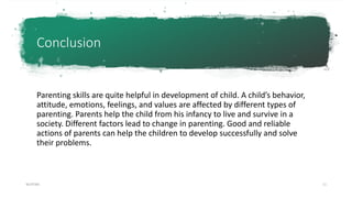 Parenting skills | PPTX