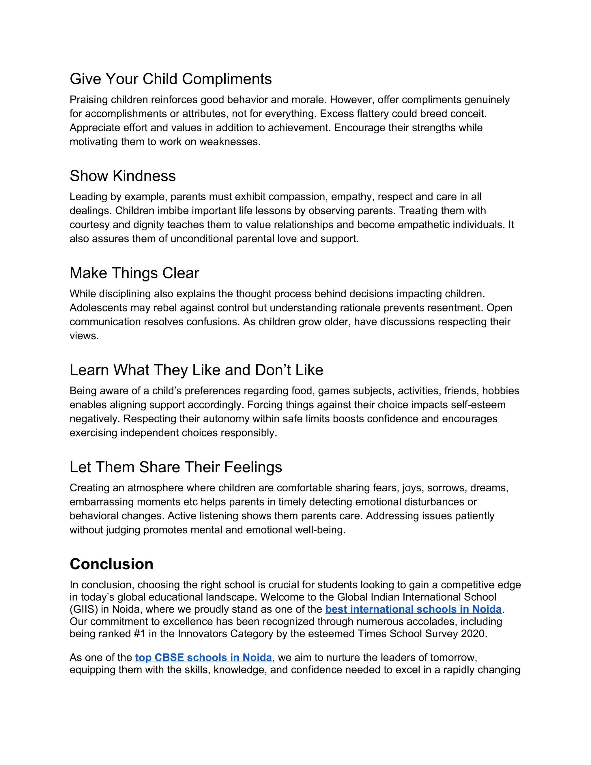 Parenting Smarter: Understanding the Psychological Needs of Children | DOCX