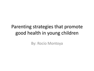 Parenting strategies | PPTX