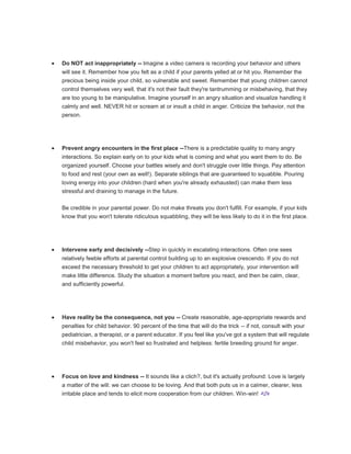 Parenting styles | DOCX