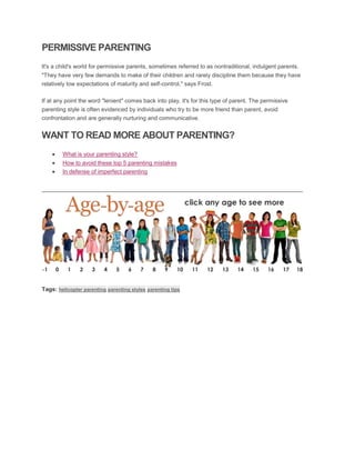 Parenting styles | PDF