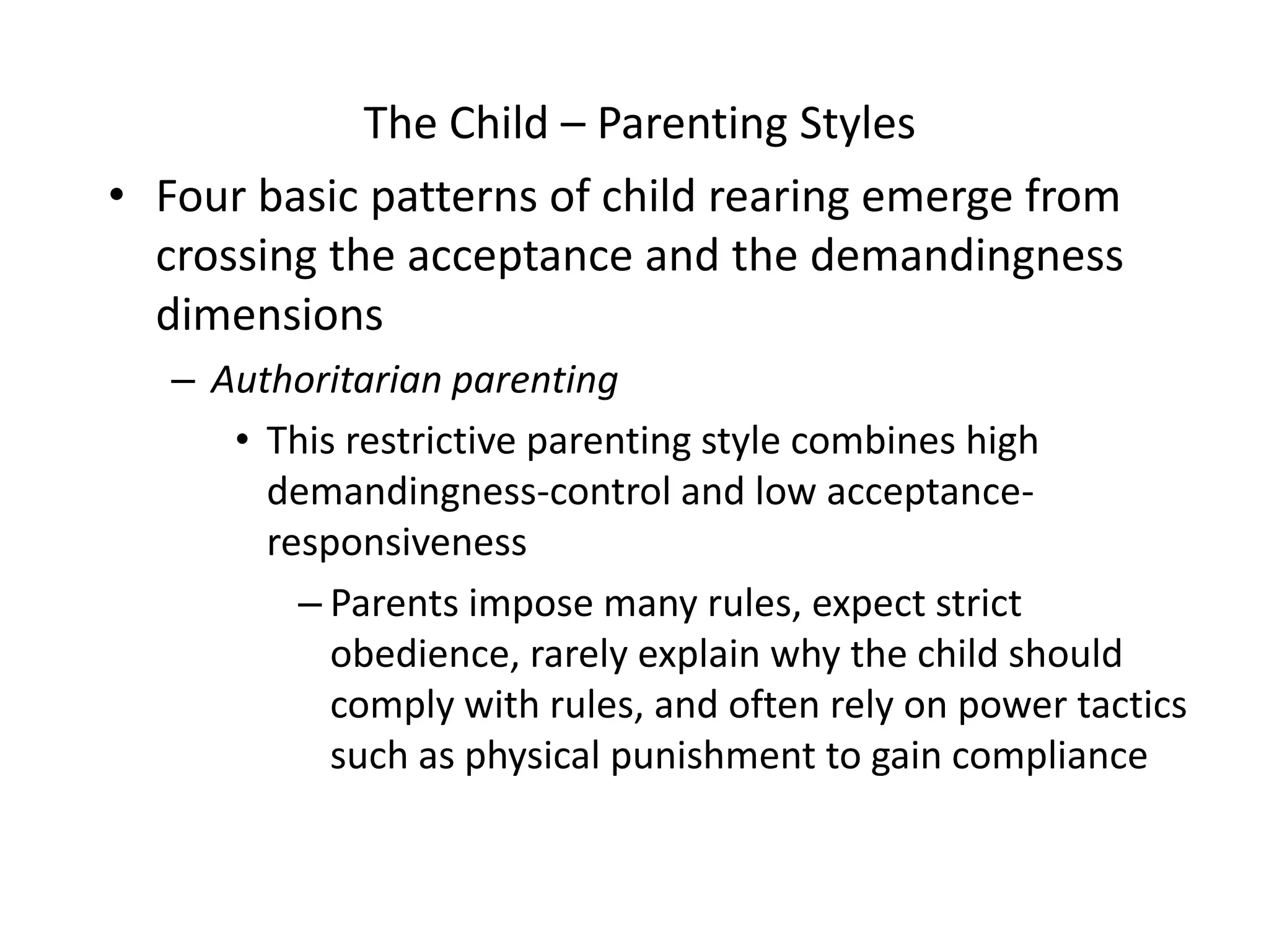 Parenting styles | PPTX