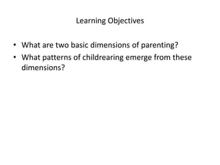 Parenting styles | PPTX