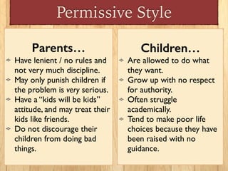 Parenting Styles Slides | PDF