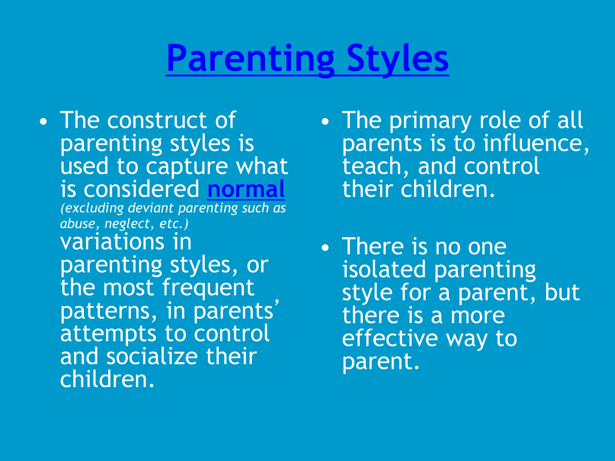 Parenting styles.ppt Focused On Ethiopian | PPT