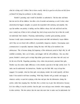 Parent Interview Project | DOCX