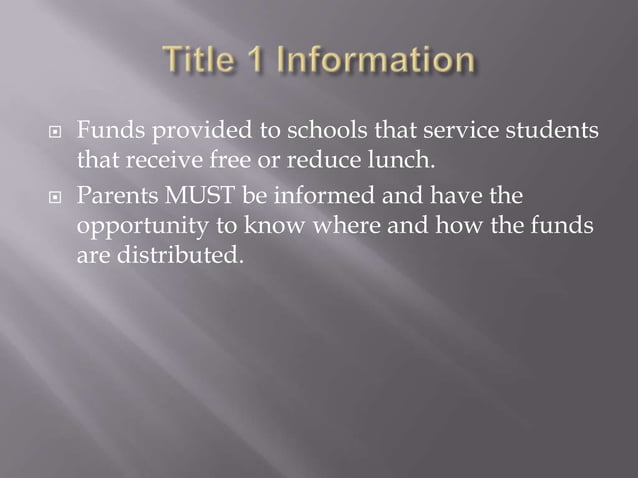 Parent involvement presentation | PPTX