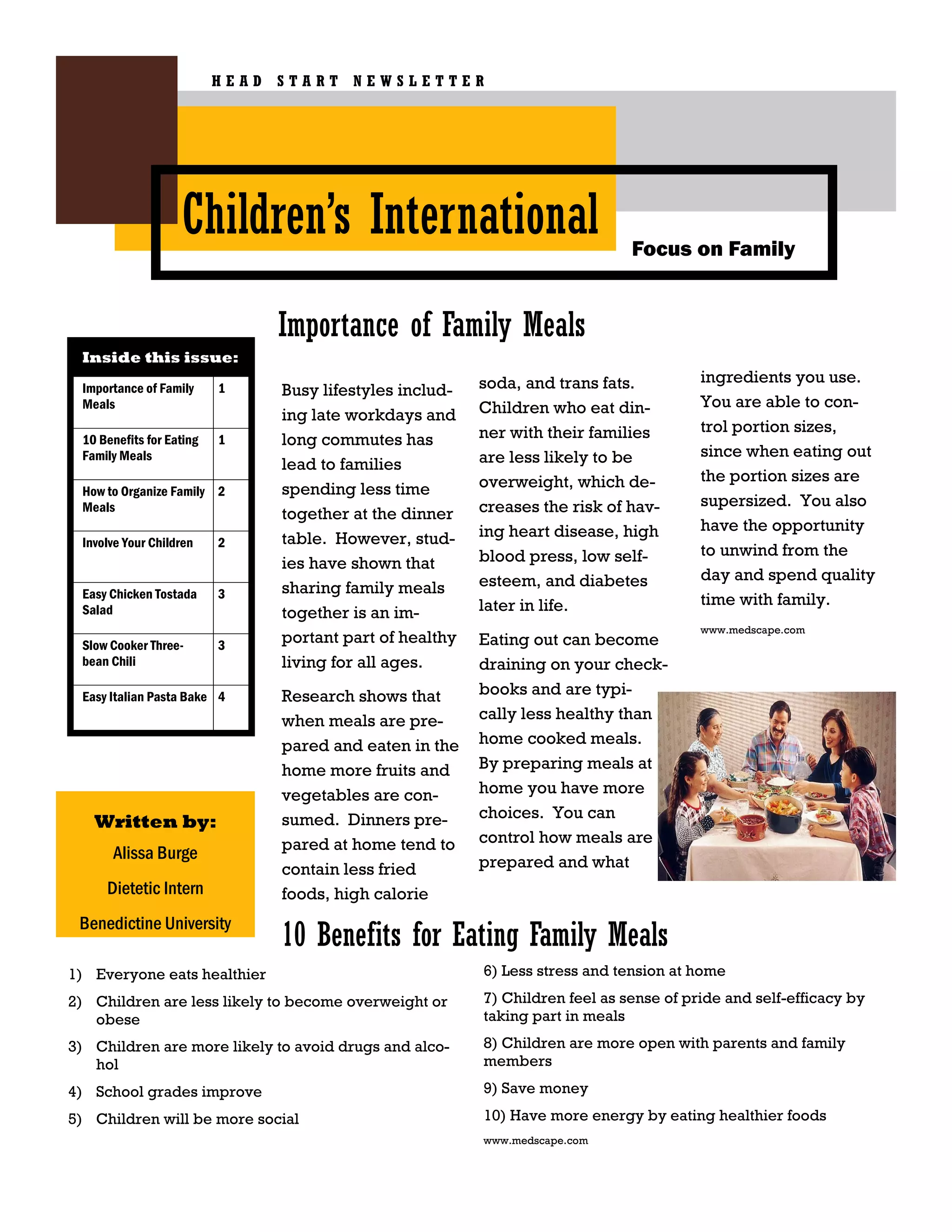 Parent Newsletter | PDF