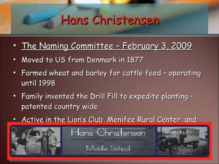 Parent Orientation Hans Christensen Middle School | PPT