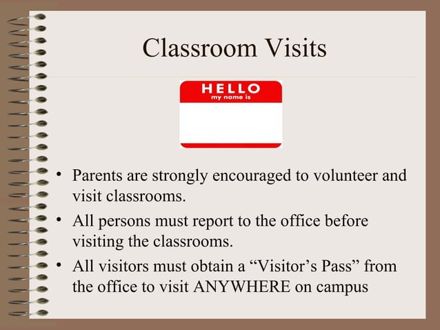 Parent orientation total | PPT | Daycare and Pre-School | Parenting