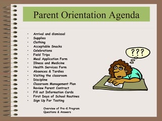 Parent orientation total | PPT