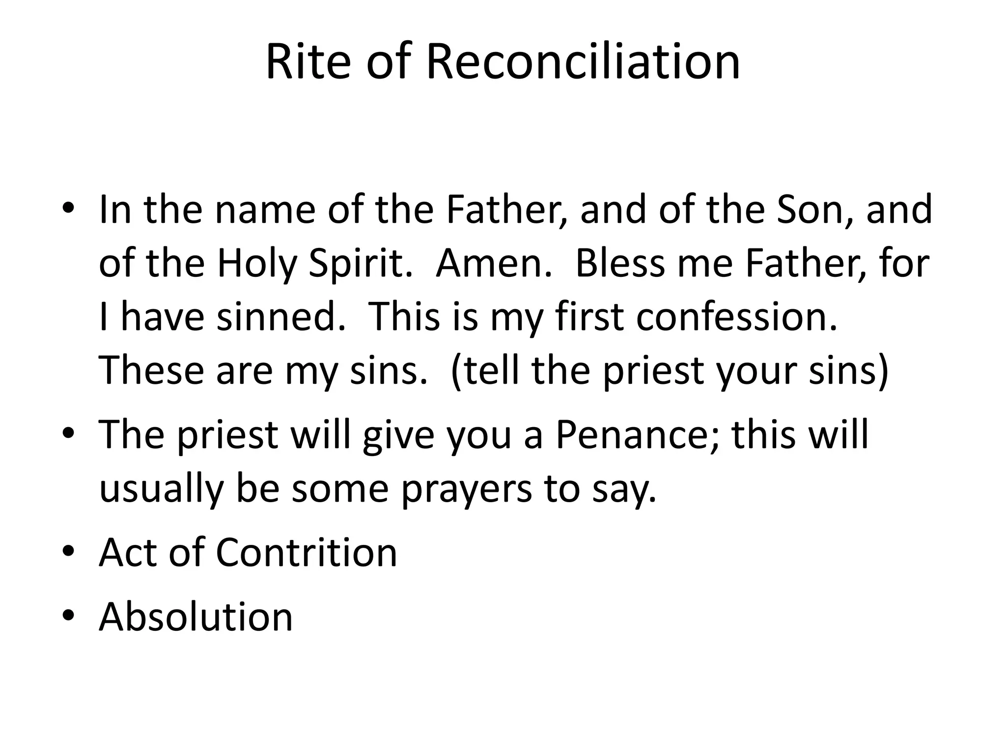 First Penance and First Communion | PPTX