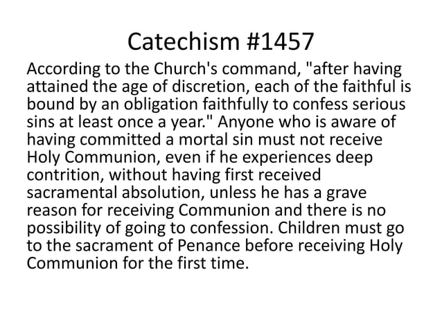 First Penance and First Communion | PPTX