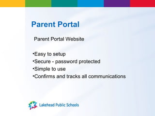 Parent Portal Update - October 20, 2014 | PPT