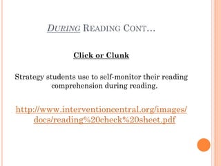 Parent presentation comprehension | PPT